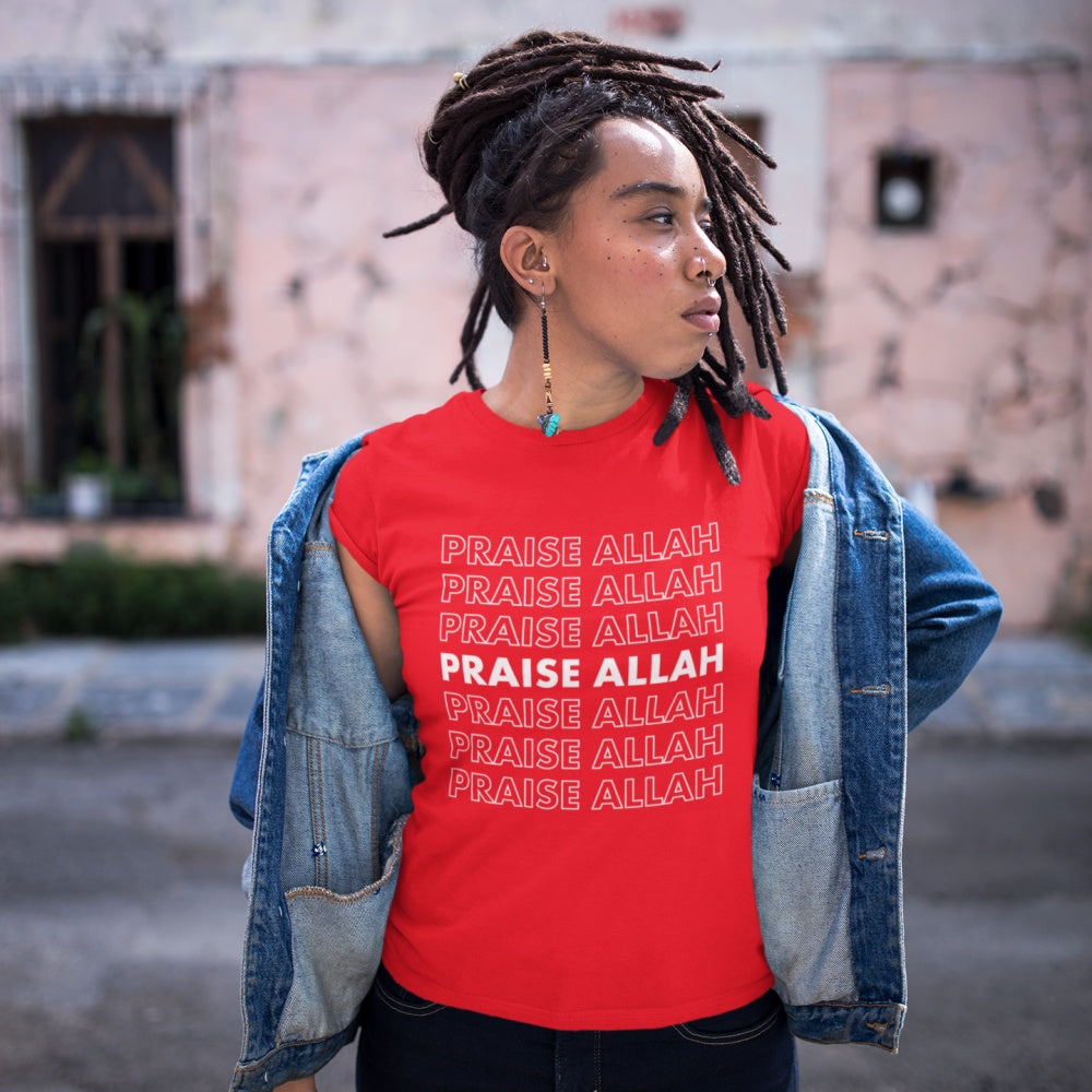 Praise Allah Tee Shirt - fiveprinciplesapparel